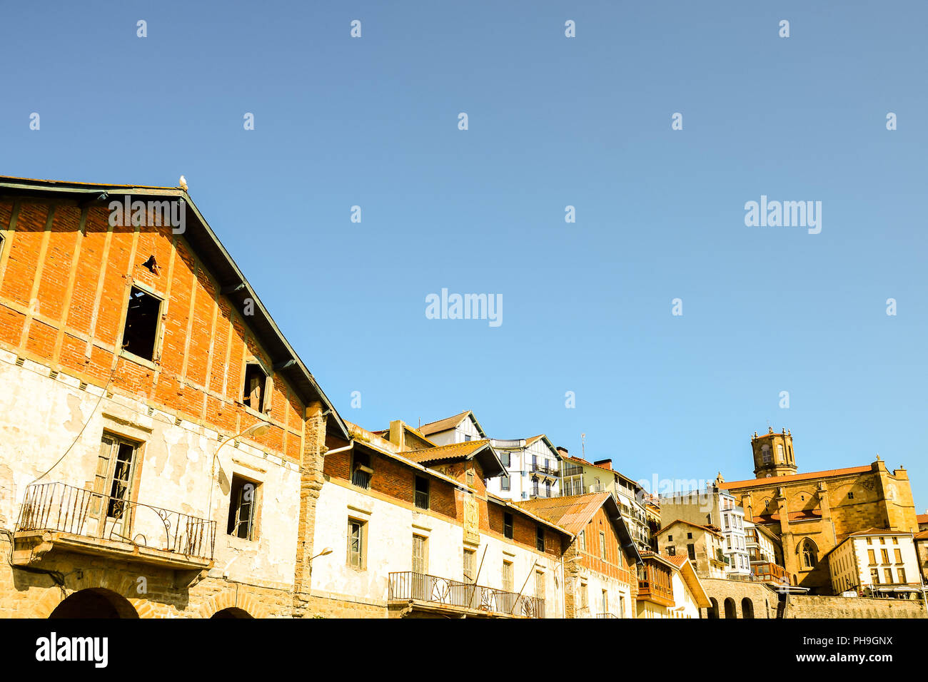 Town of Getaria Basque Country Spain Stock Photo - Alamy