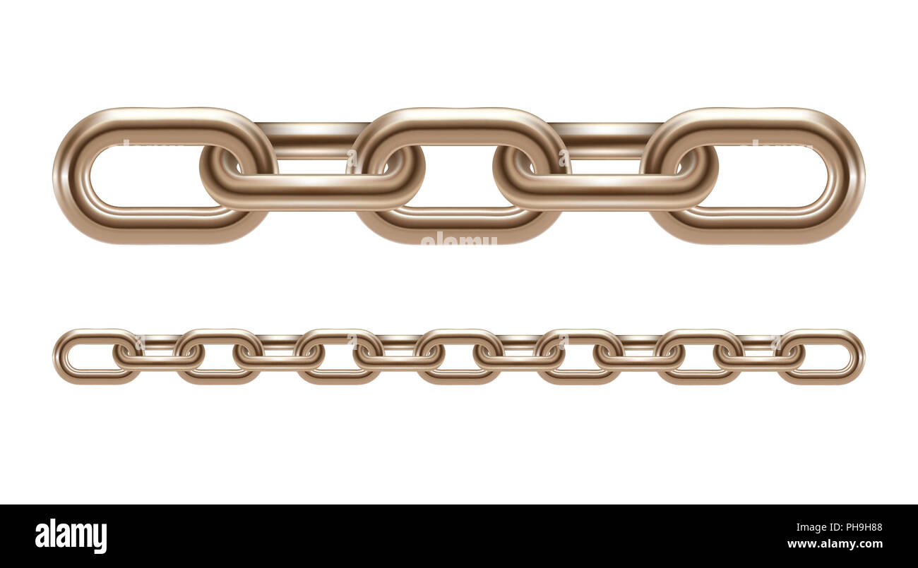 Metal chain links Stock Photo - Alamy