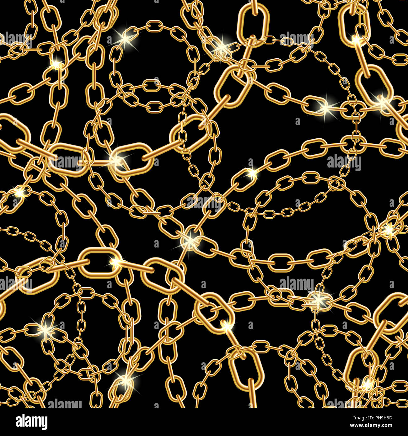 Gold Chains Background