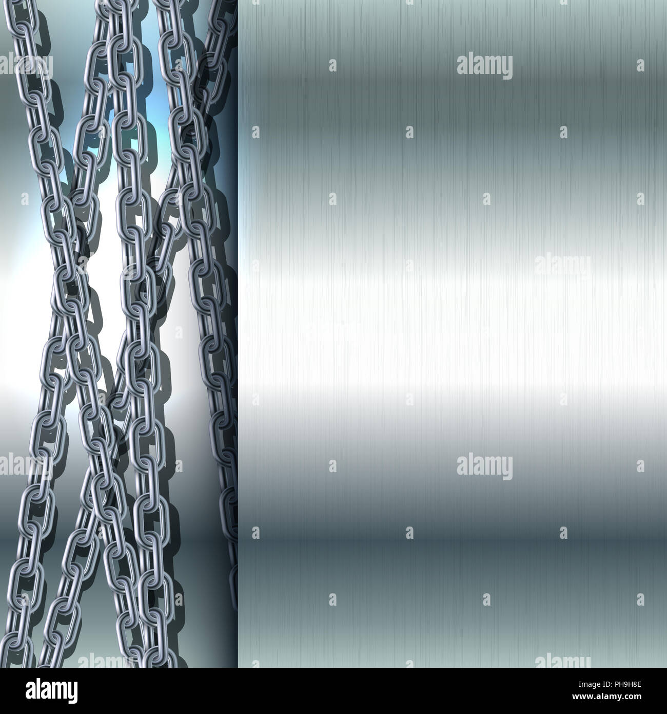 Steel chain background hi-res stock photography and images - Alamy