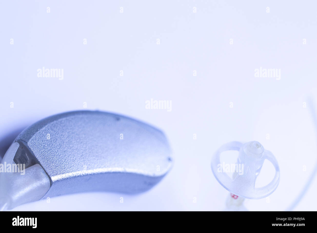 Digital modern technology hearing aid device to help the deaf and har ...