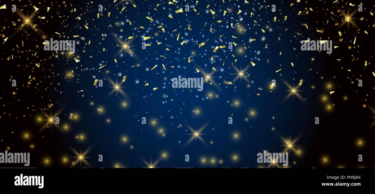 Abstract festive background with confetti Stock Vector Image & Art - Alamy