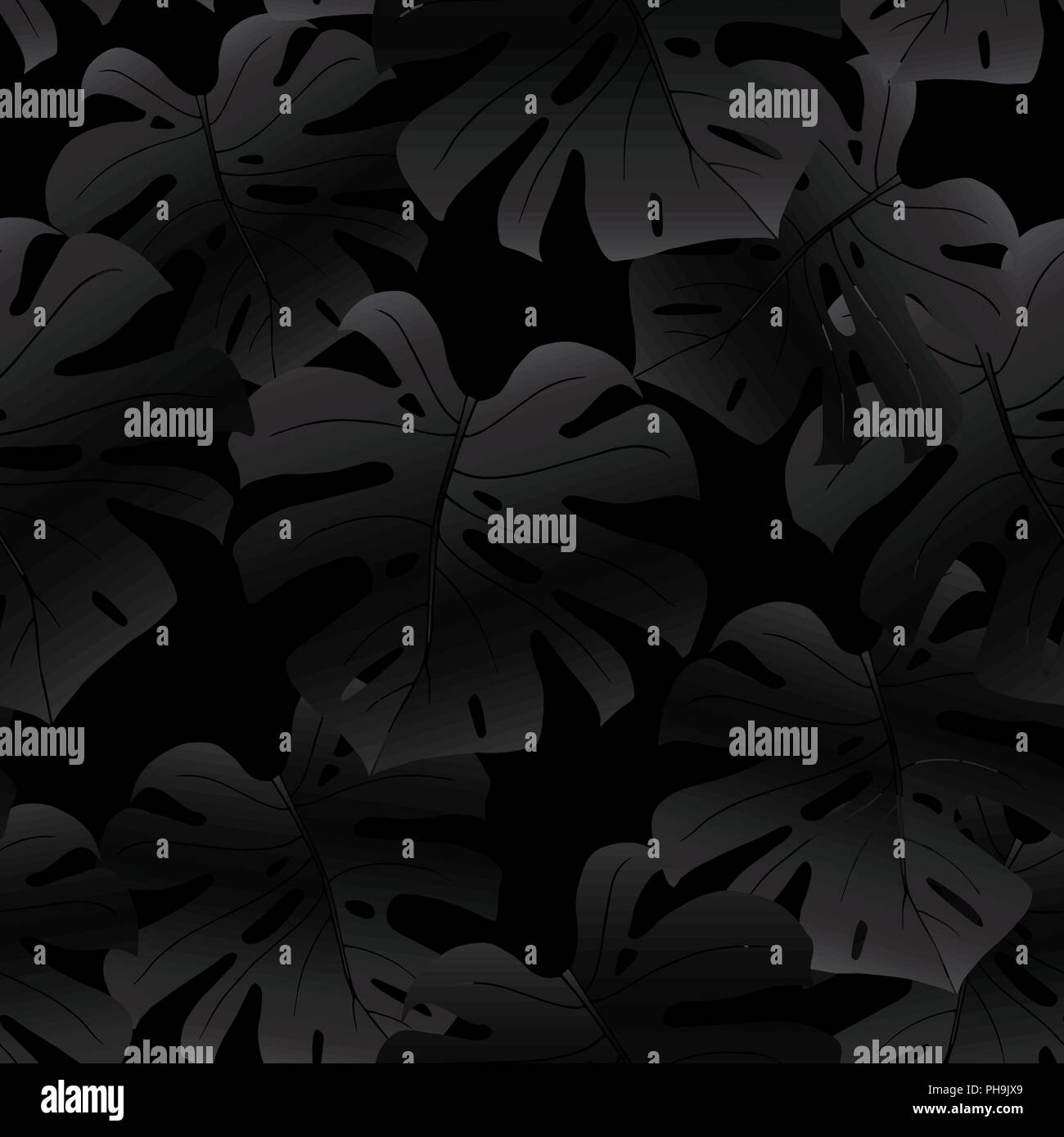 Branches leaves pattern Stock Vector Images - Alamy