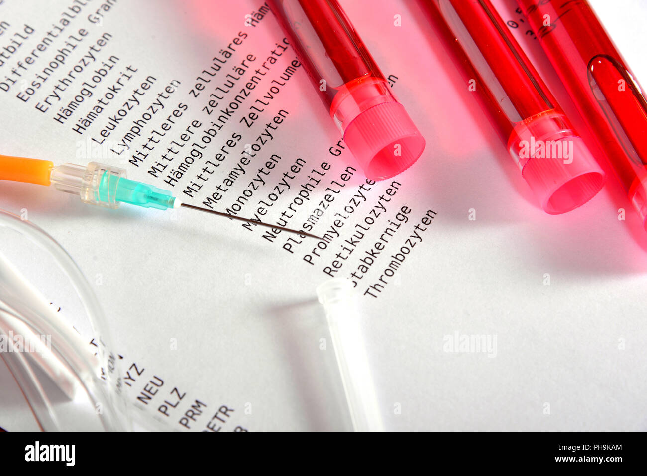 Lab blood test laboratory medicine Stock Photo - Alamy