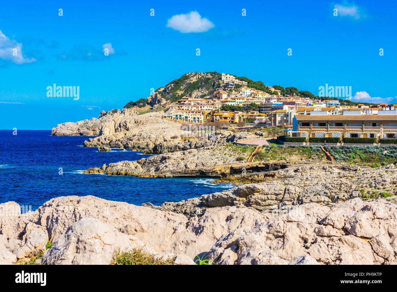 View of Cala Rajada, Majorca Stock Photo - Alamy