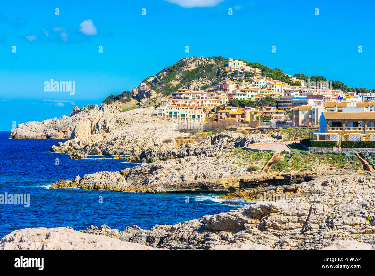 View of Cala Rajada, Majorca Stock Photo - Alamy
