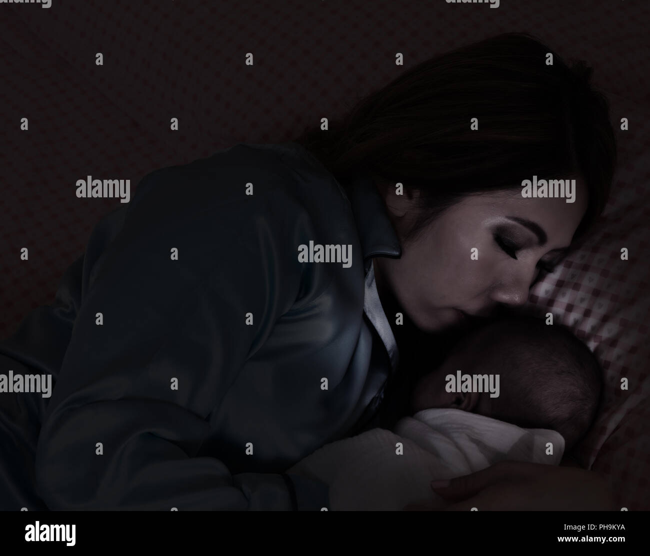 Baby sleep at night hi-res stock photography and images - Alamy