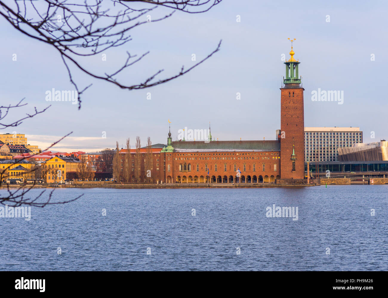 Stadshus city hall - Stockholm Stock Photo - Alamy