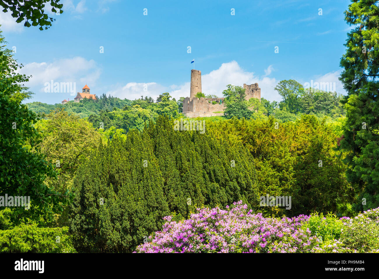 Castle Windeck, Weinheim (germany Stock Photo - Alamy