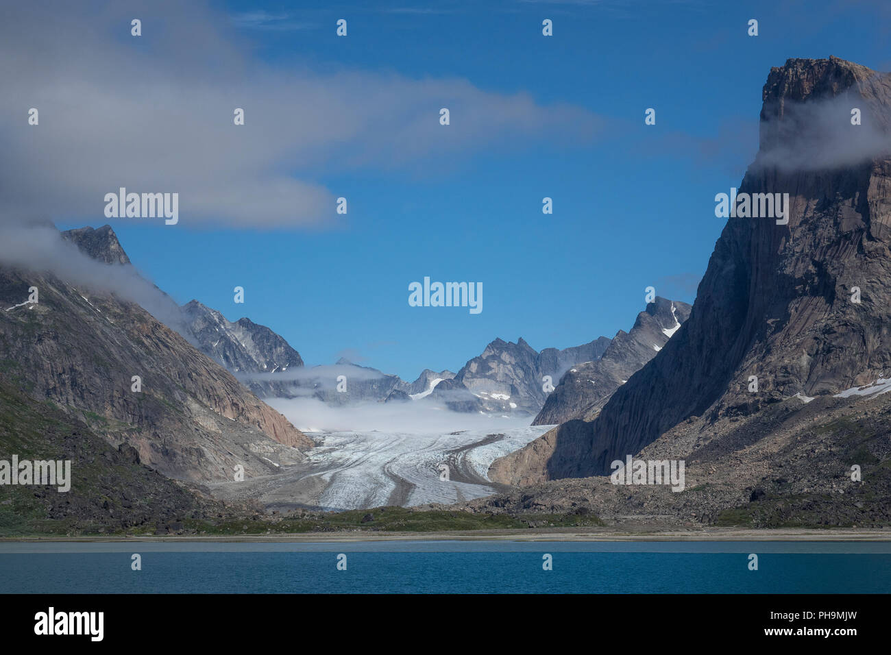 Denmark, Greenland, Prince Christian Sound Stock Photo - Alamy