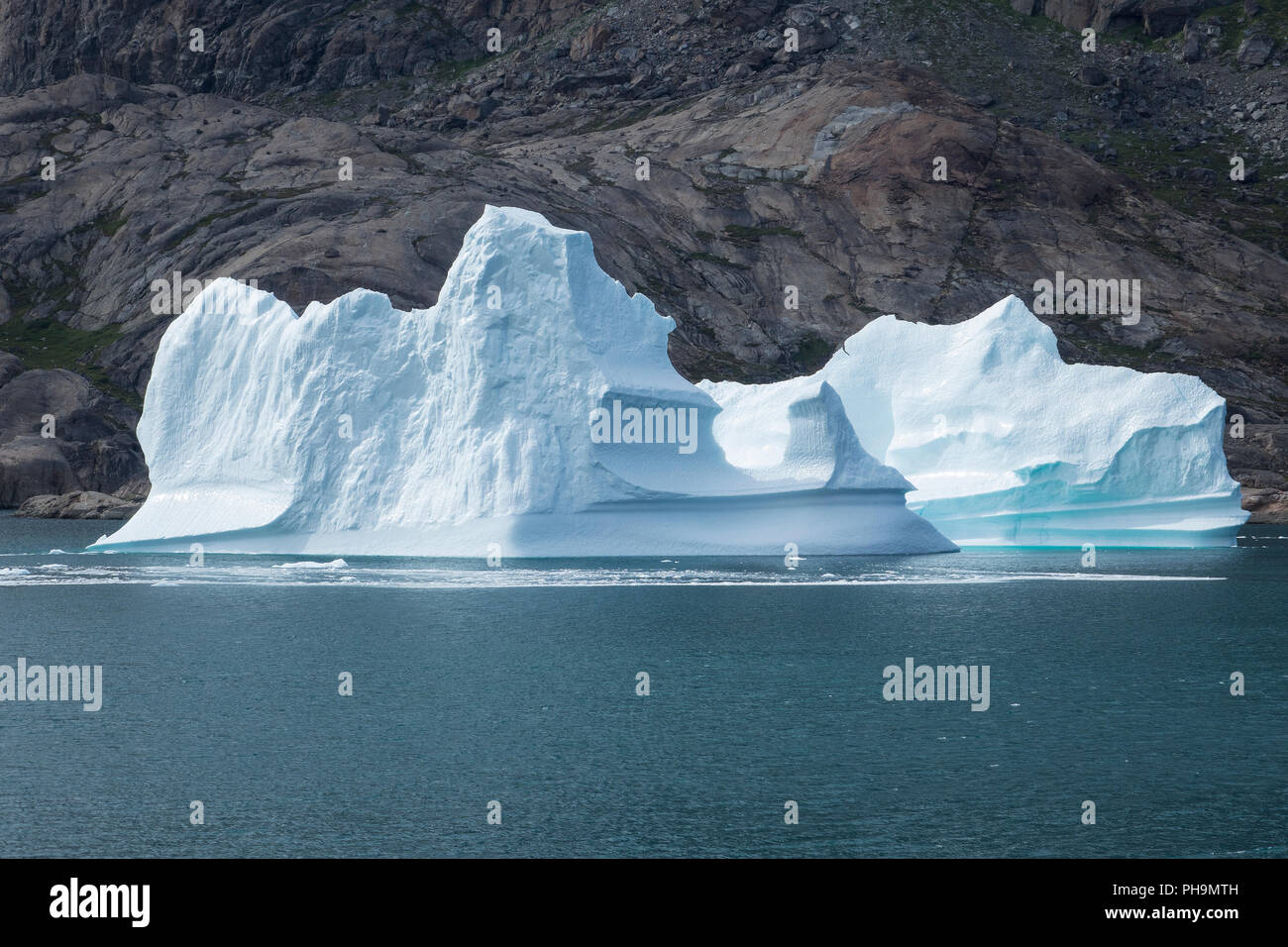 Denmark, Greenland, Prince Christian Sound, iceberg Stock Photo - Alamy