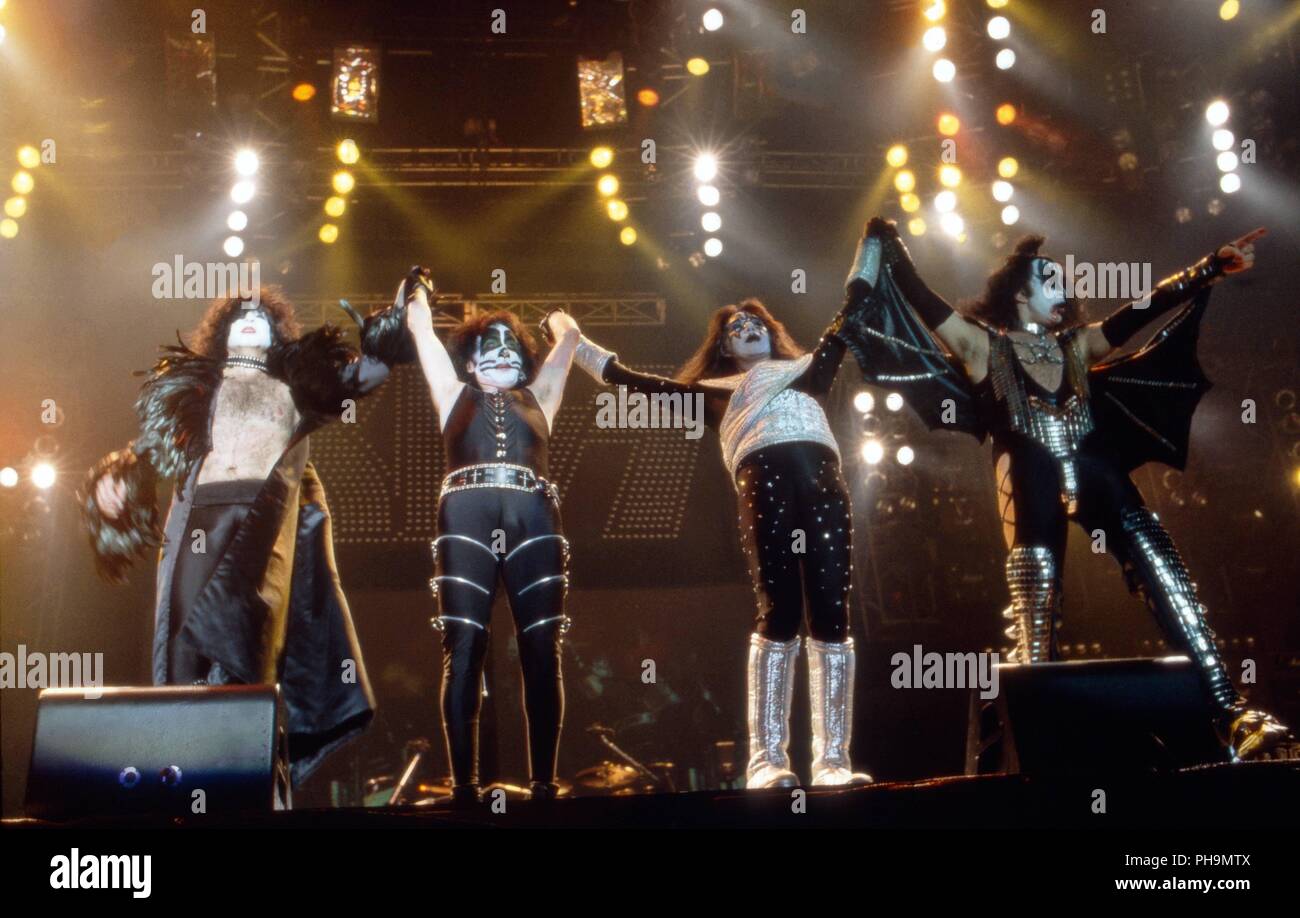 "KISS", amerikanische Hardrock Band, bei "Rock im Park" in Nürnberg ...