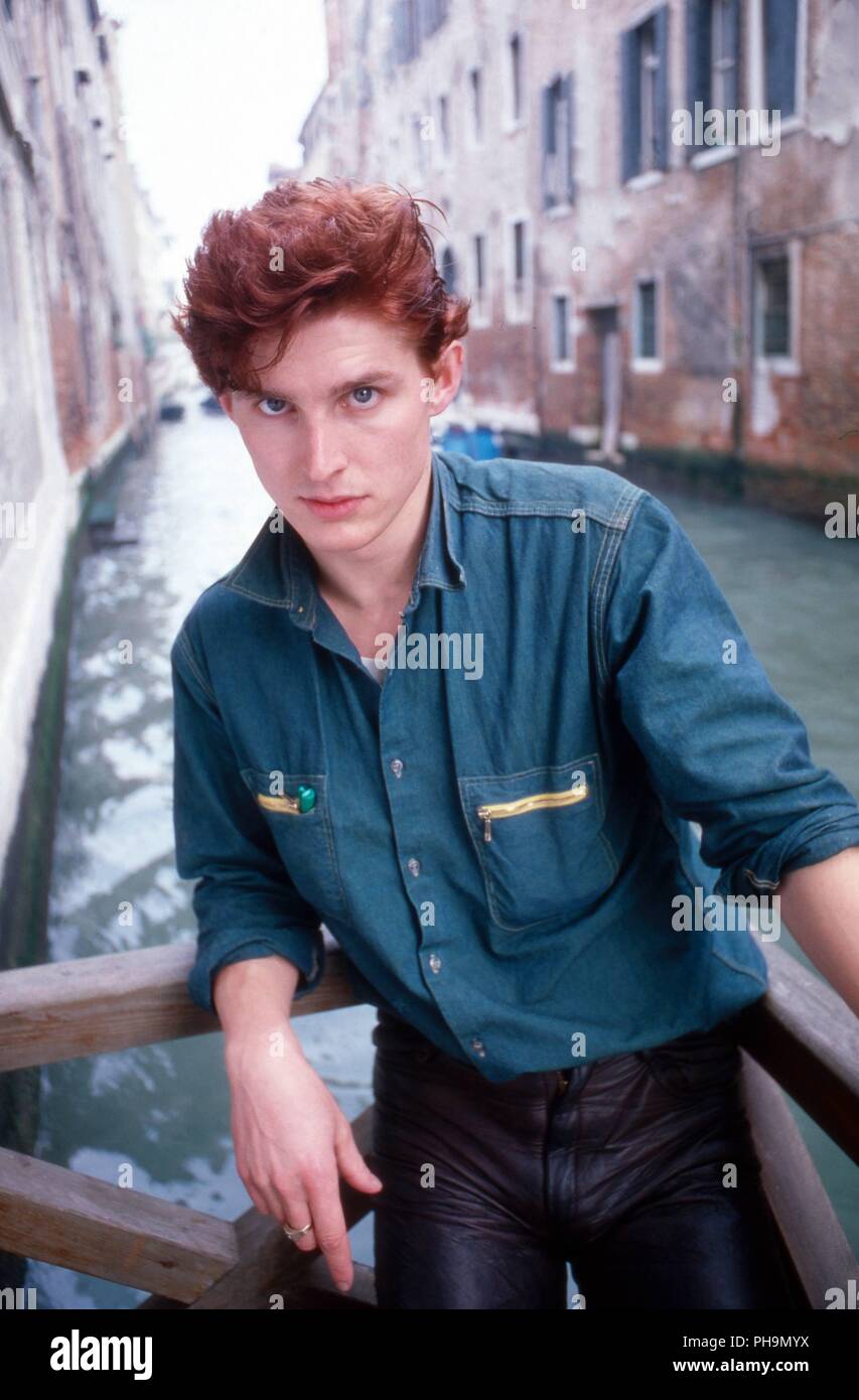 Markus, deutscher Popsänger, in Venedig, Italien 1982. German pop ...