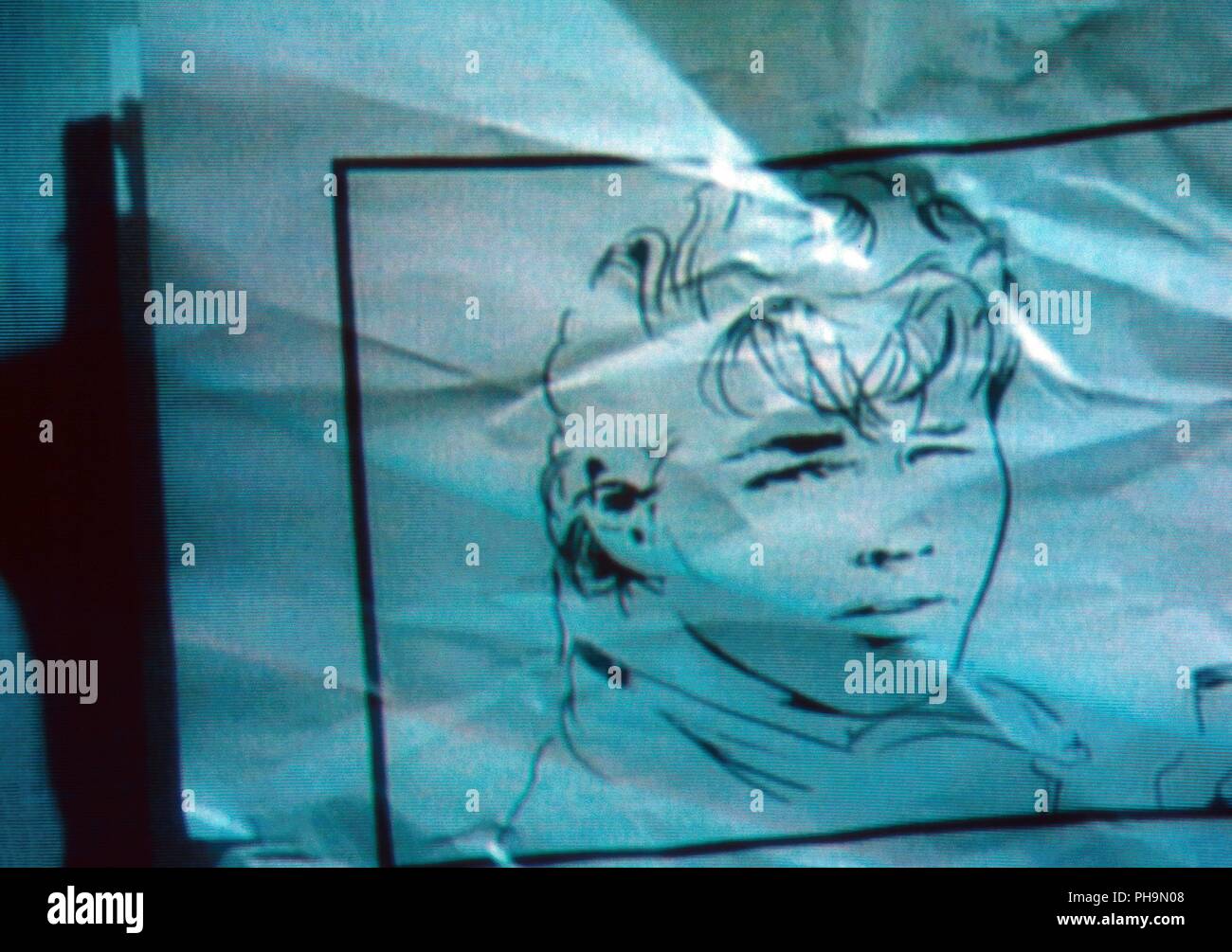 "a-ha", norwegische Popgruppe in ihrem Videoclip zum Song "Take On Me ...