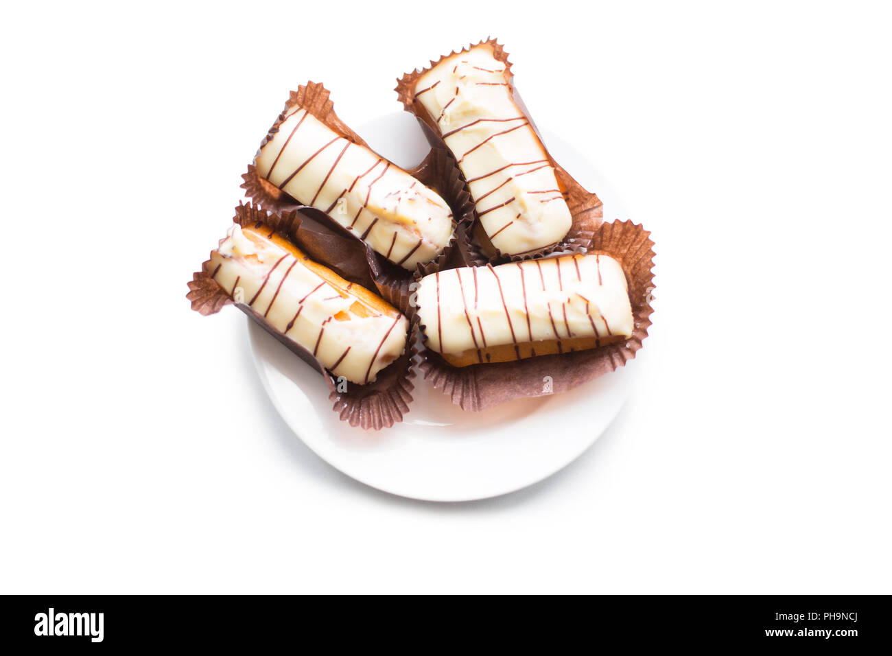 Food traditional french eclairs hi-res stock photography and images - Alamy