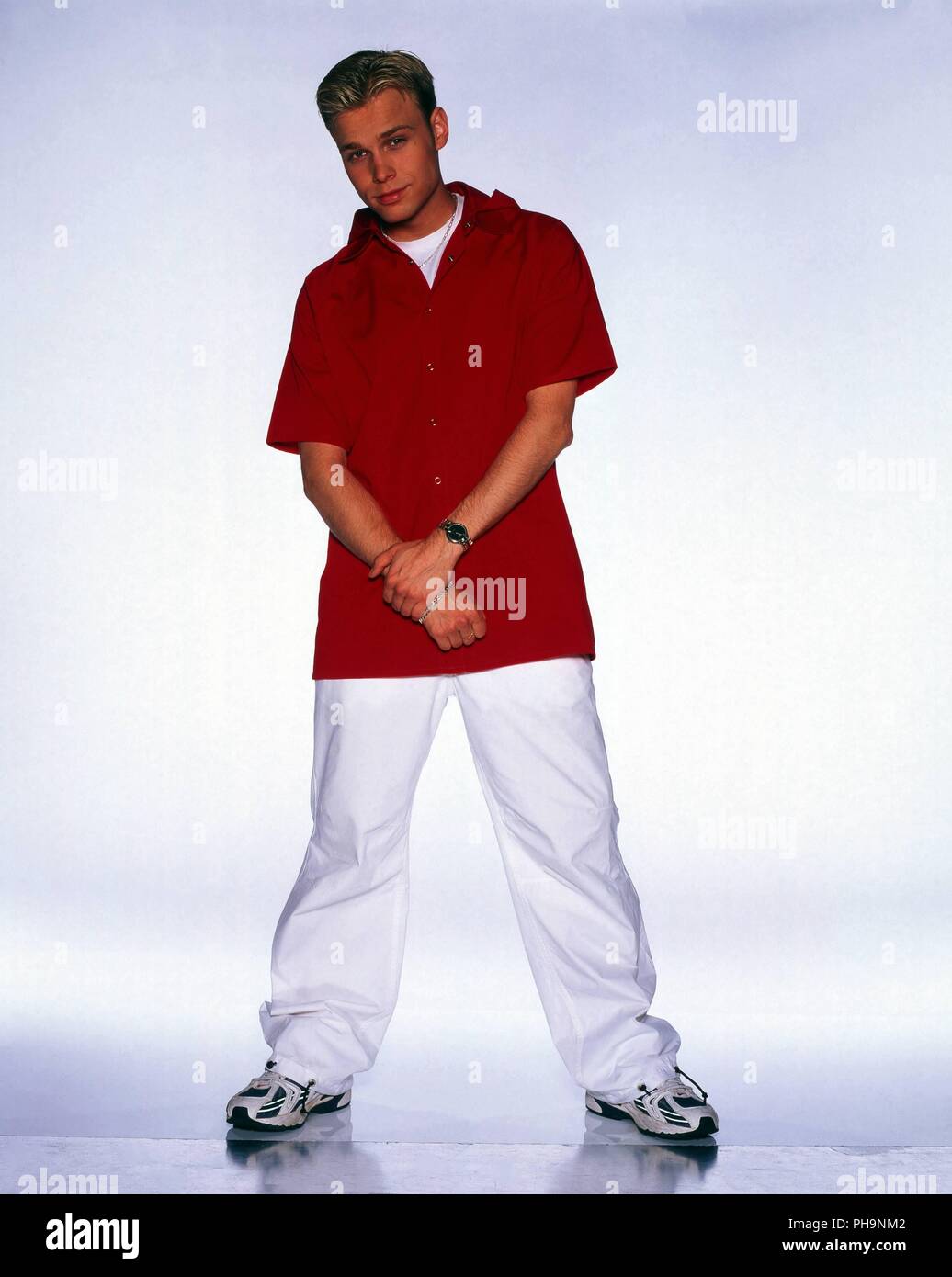 Christian Ingebrigtsen von "A1", britische Boyband in Köln, Deutschland ...