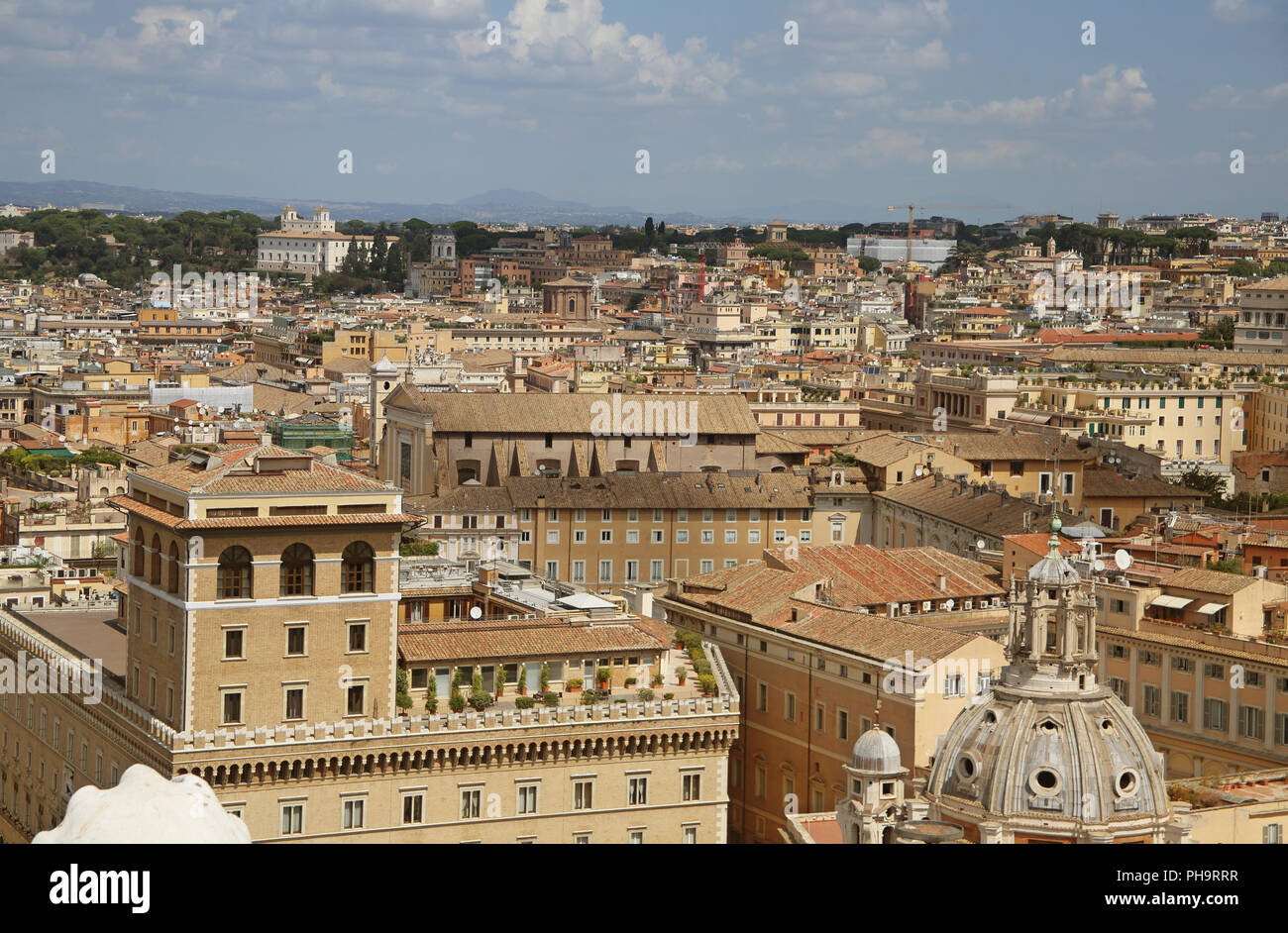 view over Rome Stock Photo - Alamy