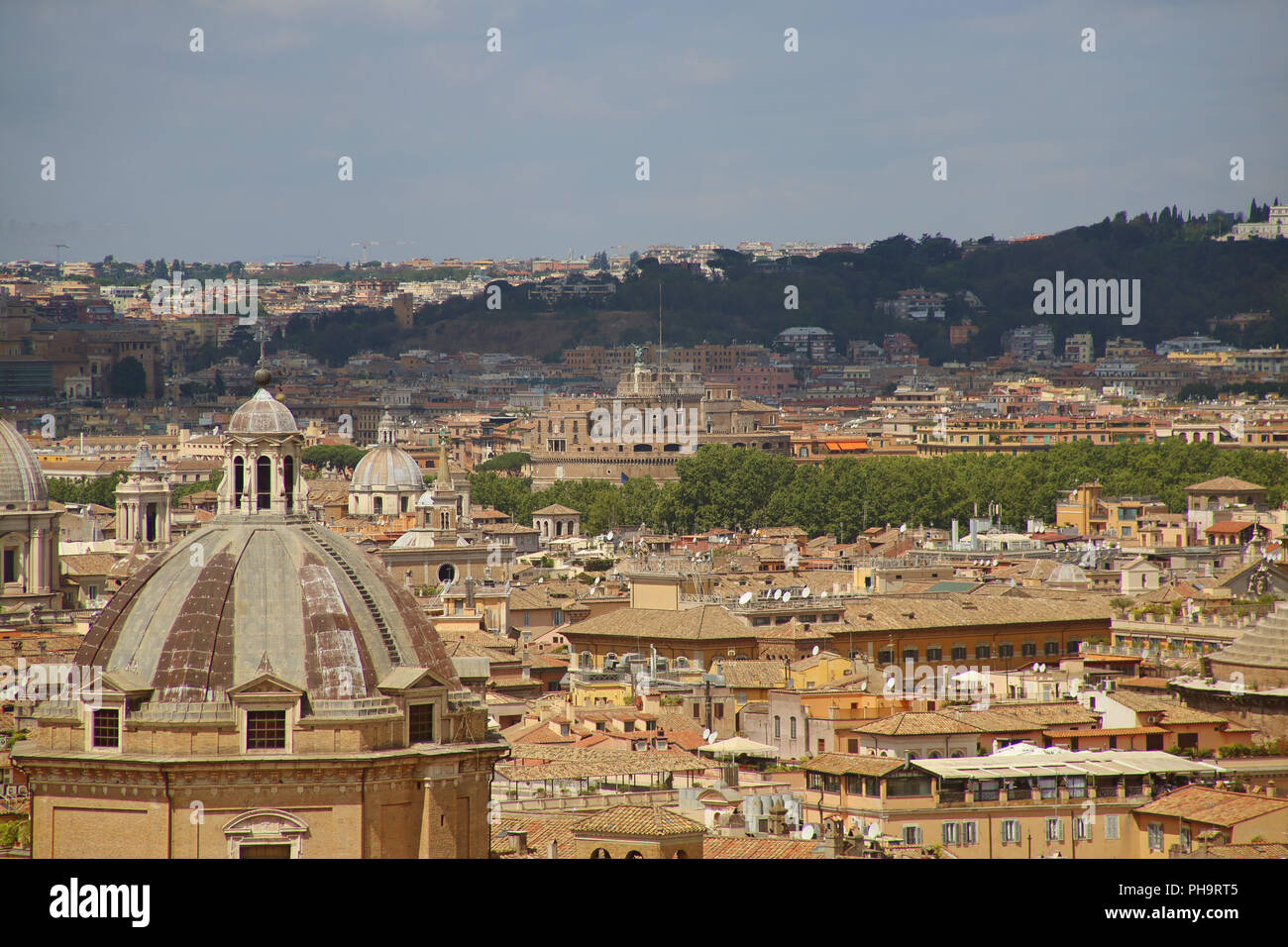 view over Rome Stock Photo - Alamy