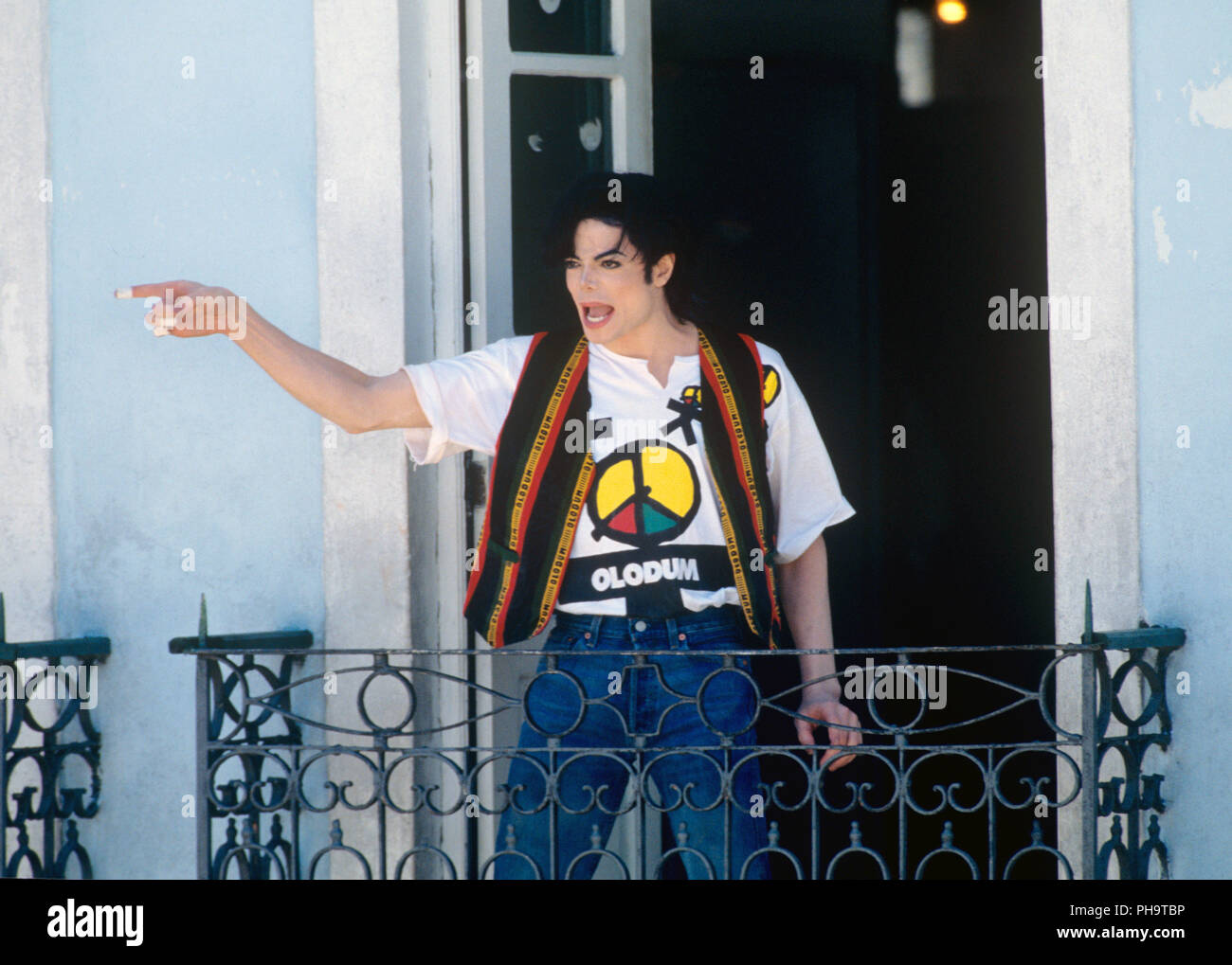 Michael Jackson on 01.02.1996 in Rio / Salvador. | usage worldwide ...