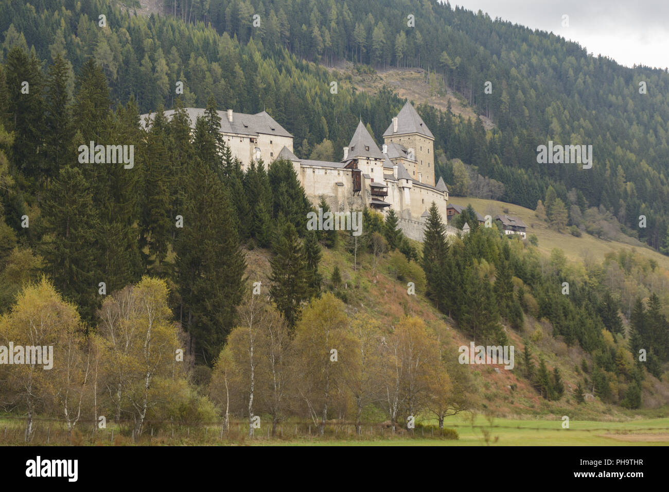 Medieval castle Moosham in Salzburg - Austria Stock Photo - Alamy