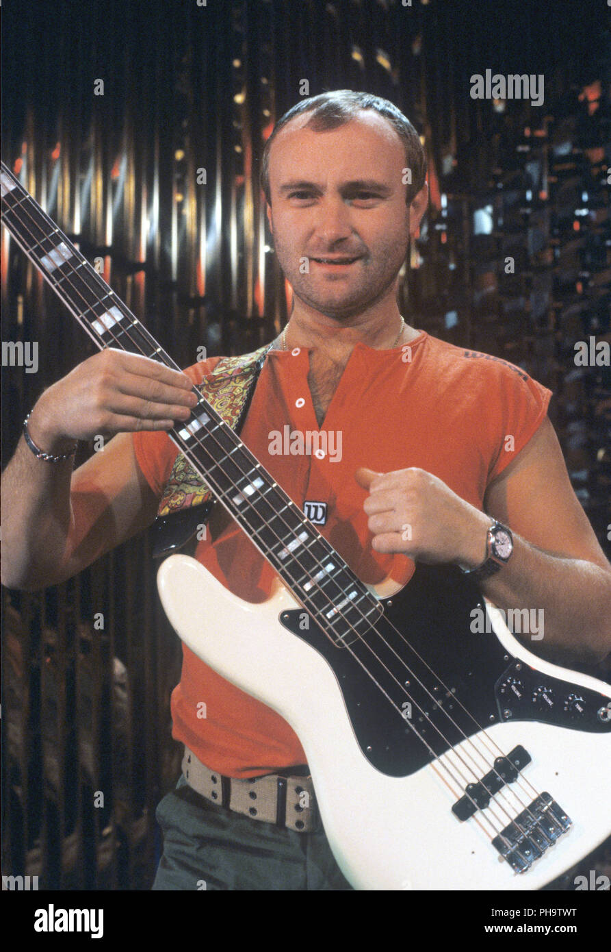Phil Collins (Genesis) on 01.10.1983 in Paris. | usage worldwide Stock ...