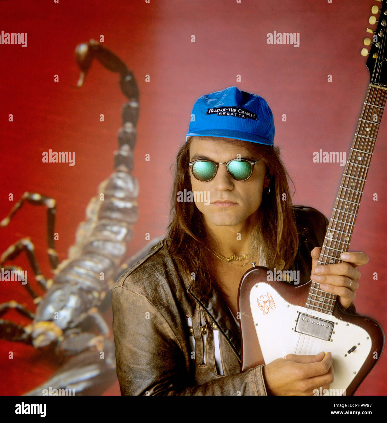 Matthias Jabs (Scorpions) on 17.10.1990 in München / Munich. | usage ...