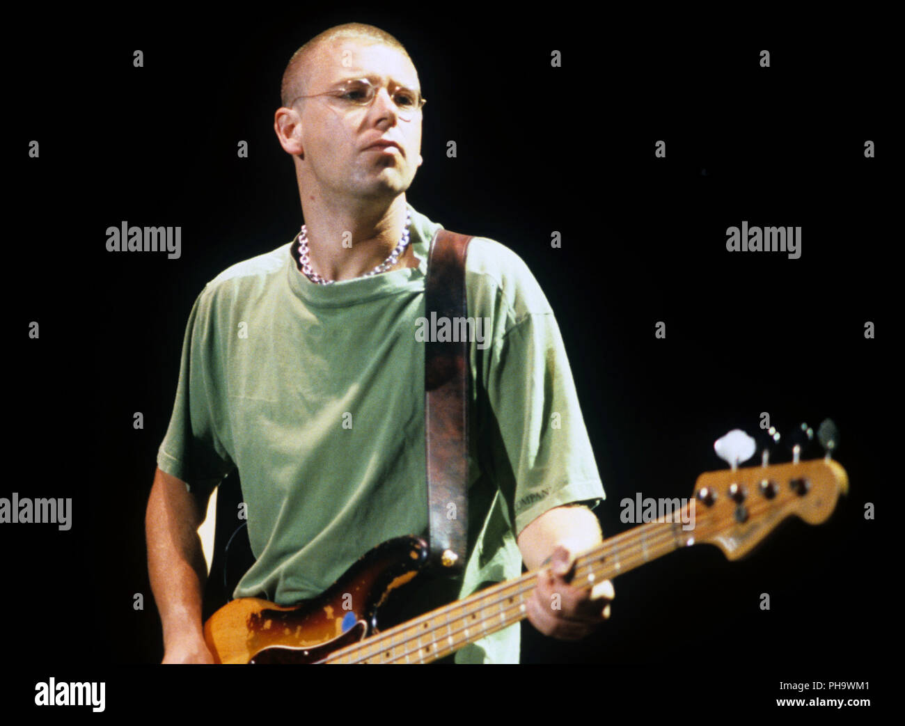 Adam Clayton (U2) on 21.07.1987 in München / Munich. | usage worldwide ...