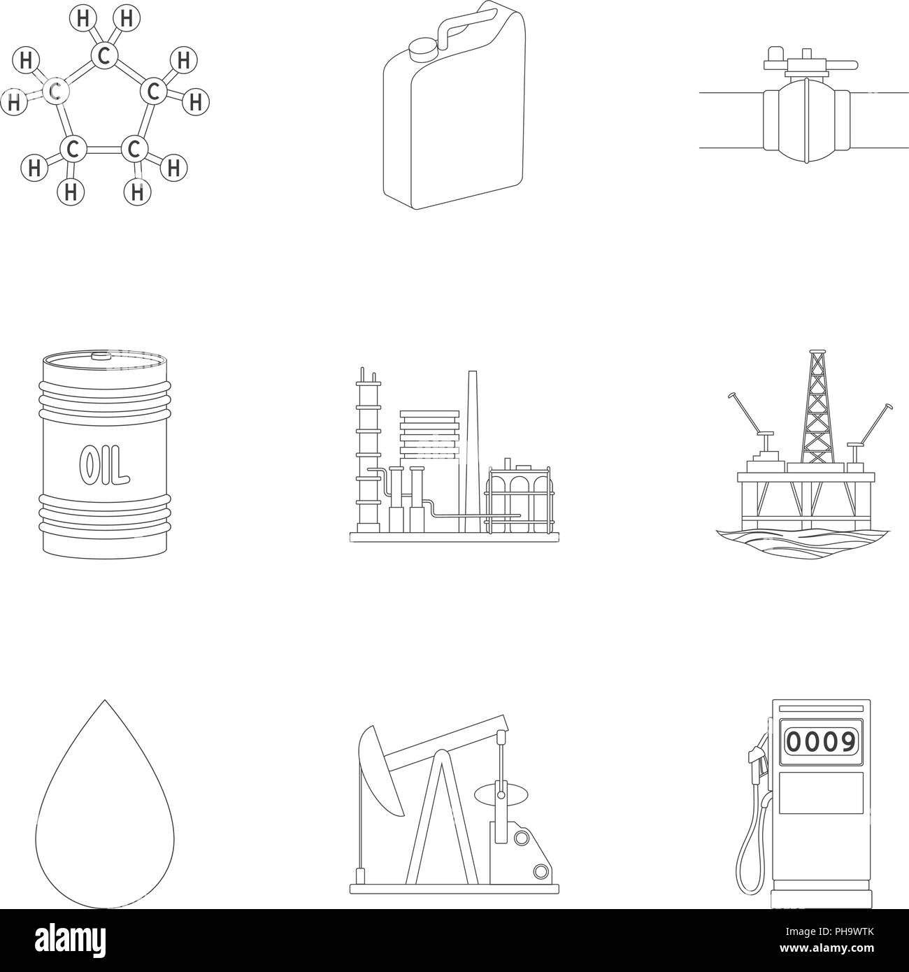 Oil rig, pump and other equipment for oil recovery, processing and ...