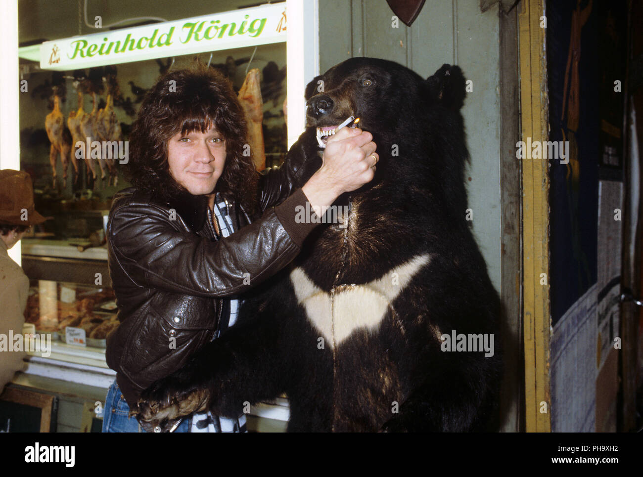 Eddie Van Halen (Edward Lodewijk Van Halen ) (Van Halen) on im Oktober ...