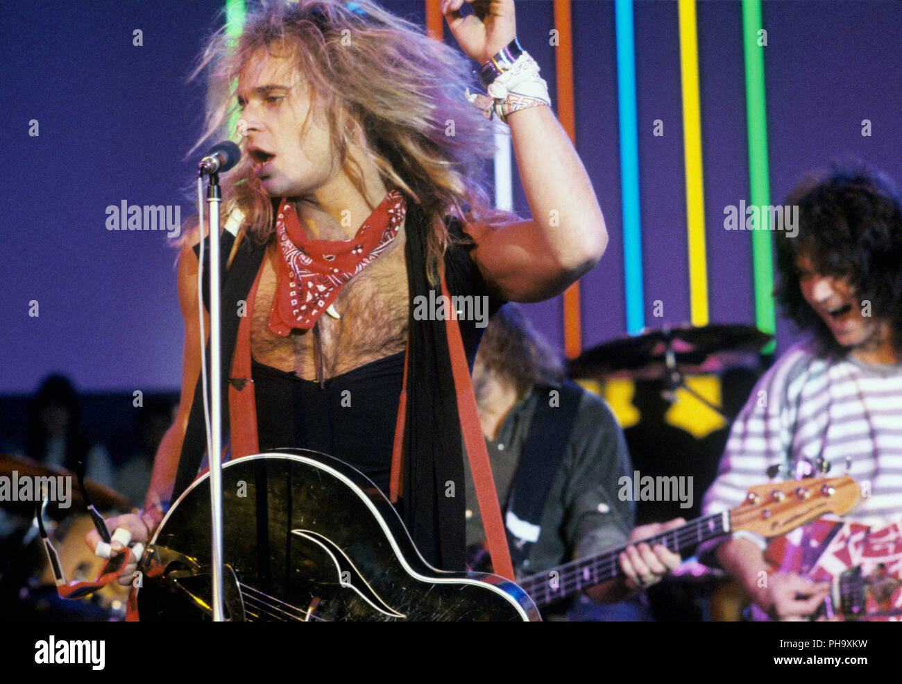 David Lee Roth (Van Halen) on im Oktober 1981 in . | usage worldwide ...