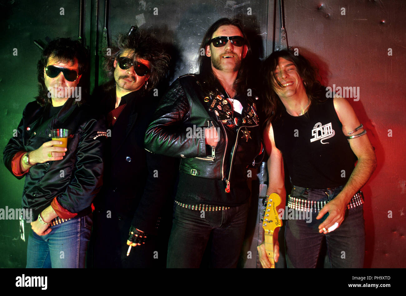 Motörhead (v.l. Phil Campbell, Phil Taylor, Lemmy Kilmister, Michael ...