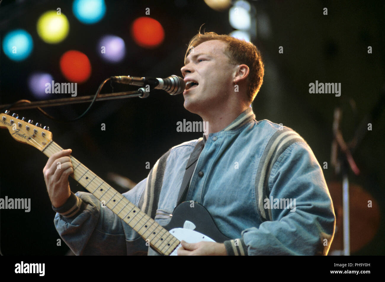 Ali Campbell (UB40) on 17.09.1983 in Augsburg. | usage worldwide Stock ...