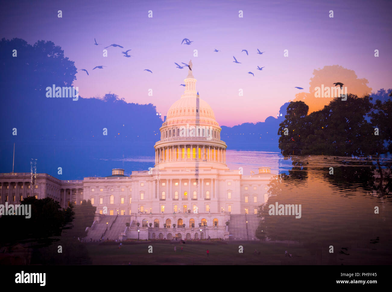 Abstract washington monument hi-res stock photography and images - Alamy
