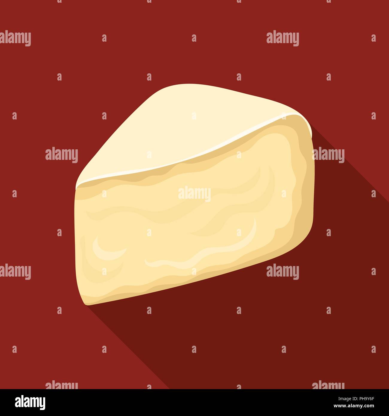 Camembert.Different kinds of cheese single icon in black style vector ...
