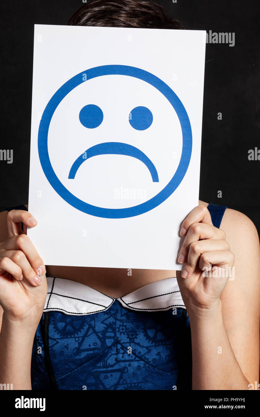 Sad emoticon hi-res stock photography and images - Alamy