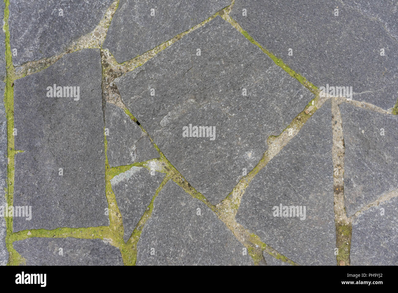 stone path grey concrete top view with lines Stock Photo - Alamy