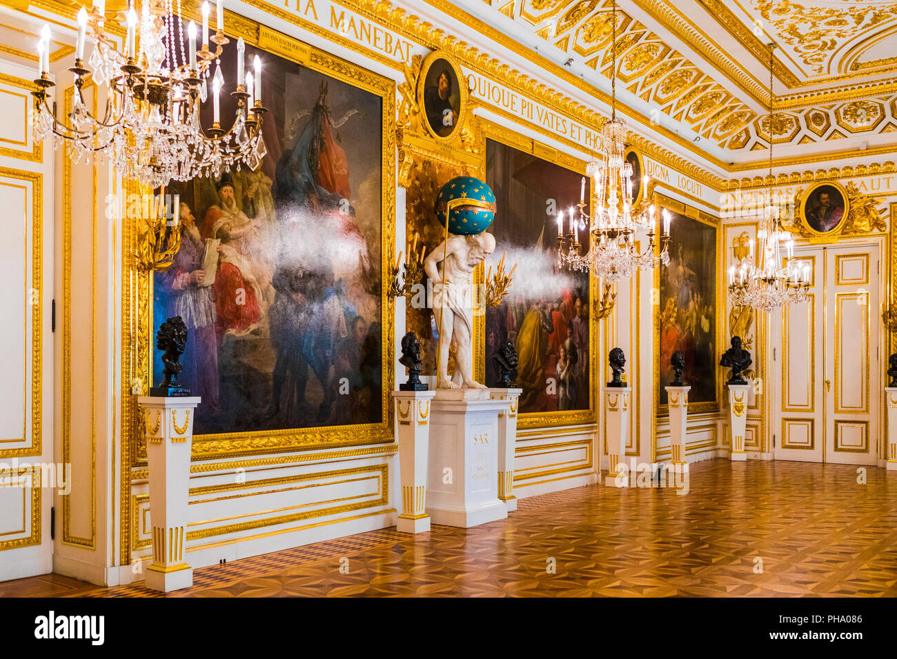 Statue of Chronos by Jakub Monaldi in the The Knights Hall, Royal ...