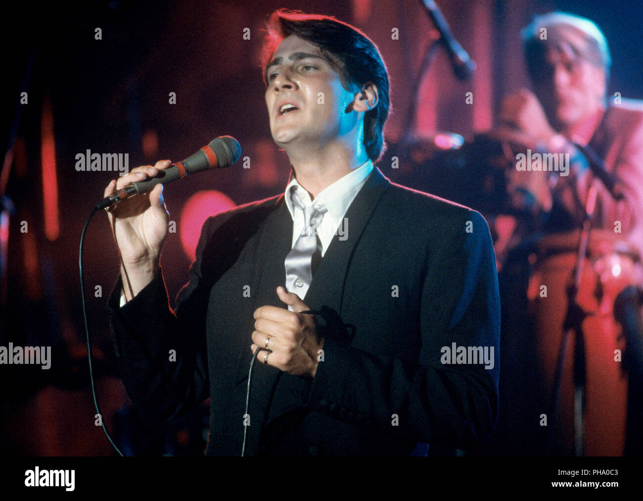 Tony Hadley (Spandau Ballet) on 23.03.1983 in München / Munich. | usage ...