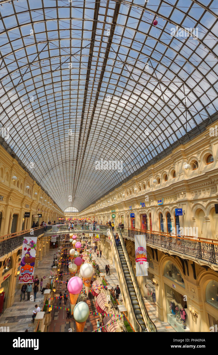 GUM Department Store, Moscow, Russia, Europe Stock Photo - Alamy