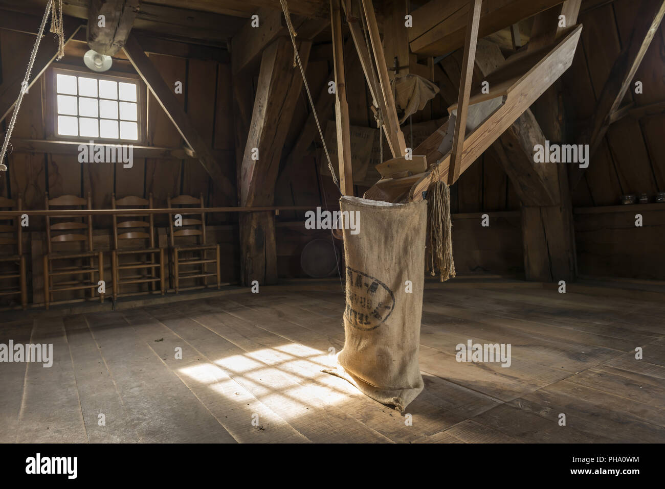 Windmill interior netherlands hi-res stock photography and images - Alamy