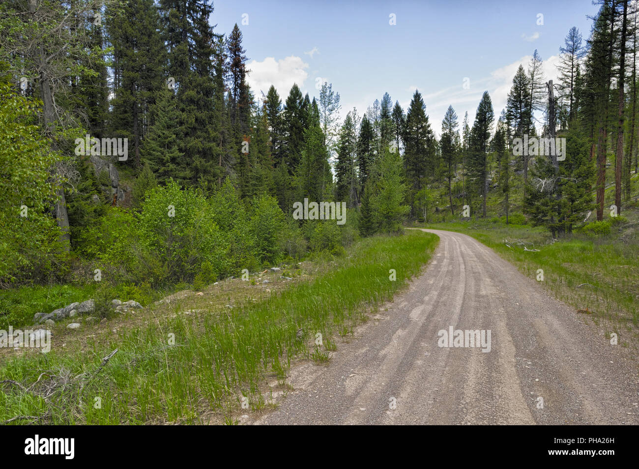 Scenic Byway in Montana Stock Photo - Alamy