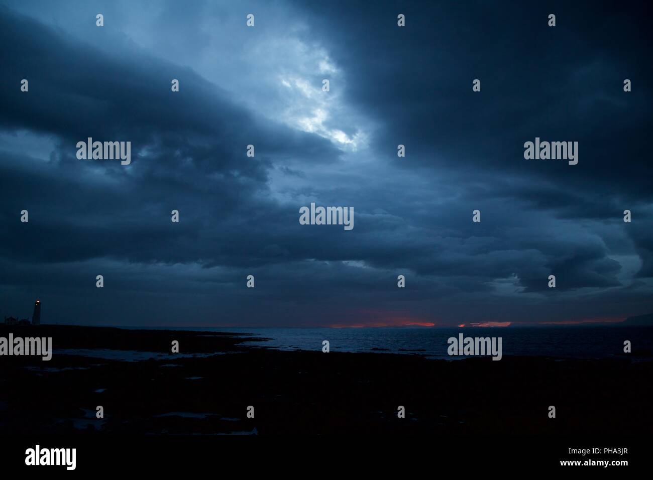 Reykjavik summer midnight hi-res stock photography and images - Alamy