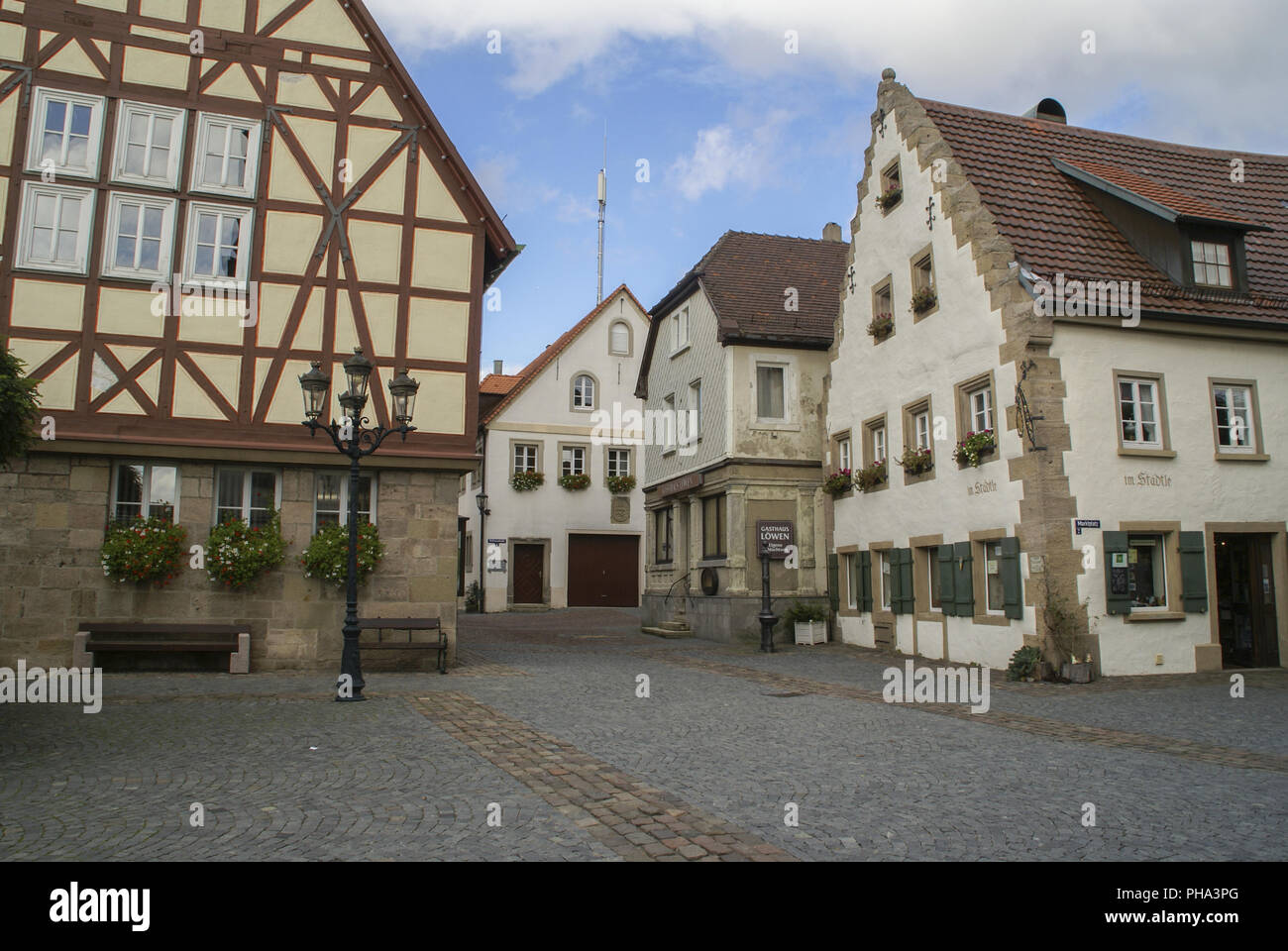 Old-Town of Waldenburg, Baden-Wuerttemberg, Germany Stock Photo - Alamy
