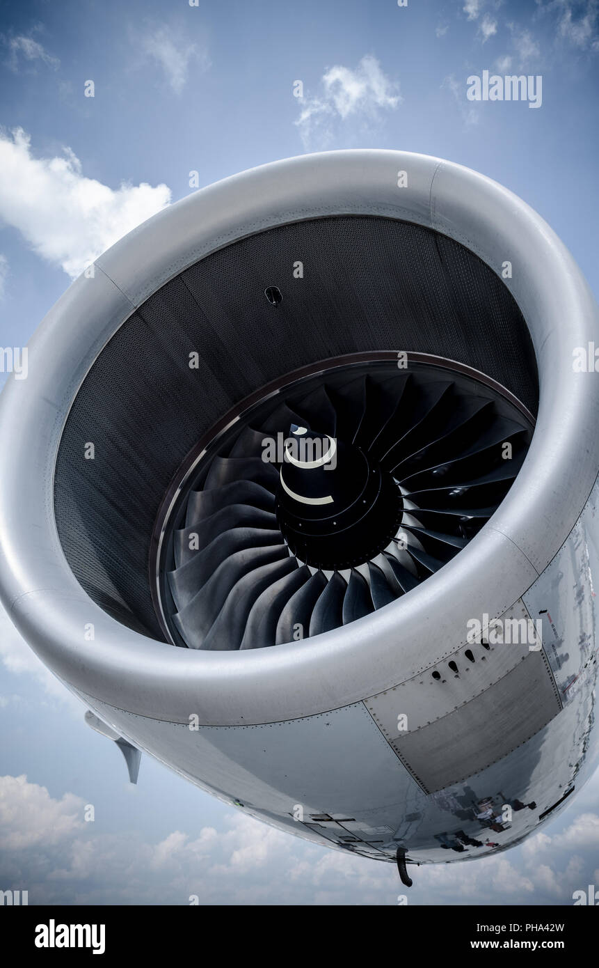 A380 Engine, Airplane Stock Photo - Alamy