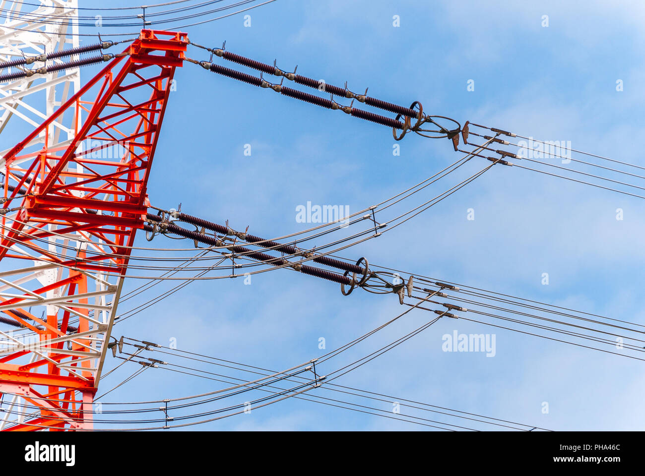 Pylons near Darmstadt (germany Stock Photo - Alamy