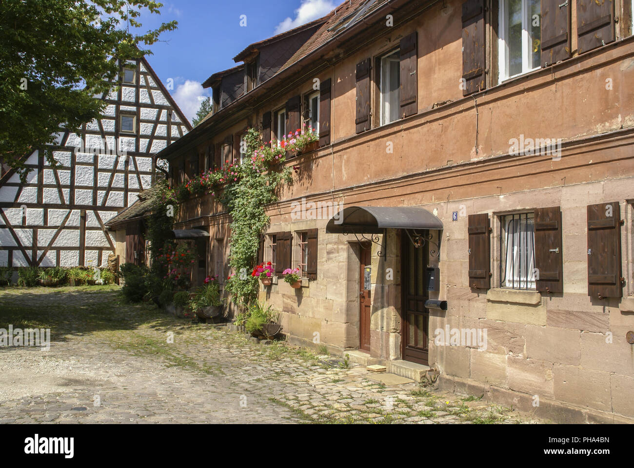 Old german houses hi-res stock photography and images - Alamy