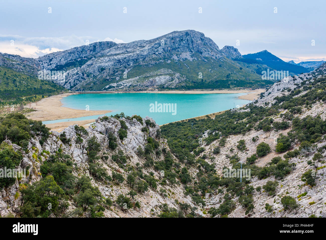Gorg Blau Lake, Majorca Stock Photo - Alamy