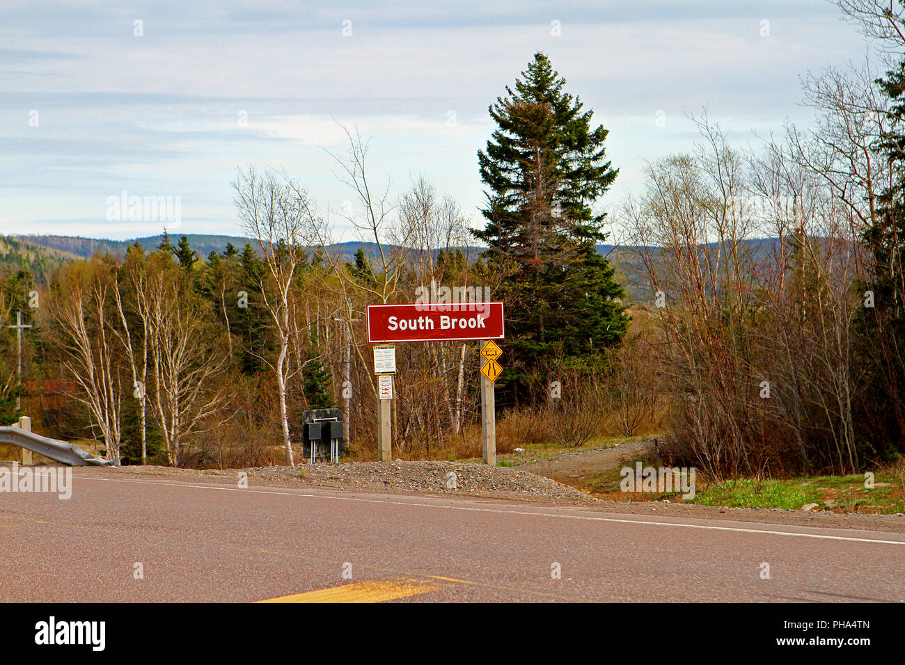 The community of South Brook is located near the most northerly point ...