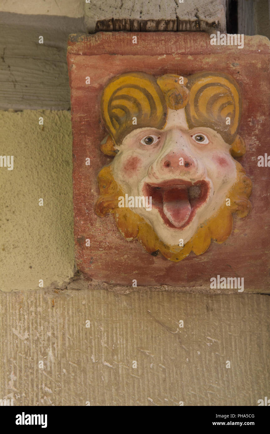 Grotesque figure in the old-town of Waiblingen, Germany Stock Photo - Alamy