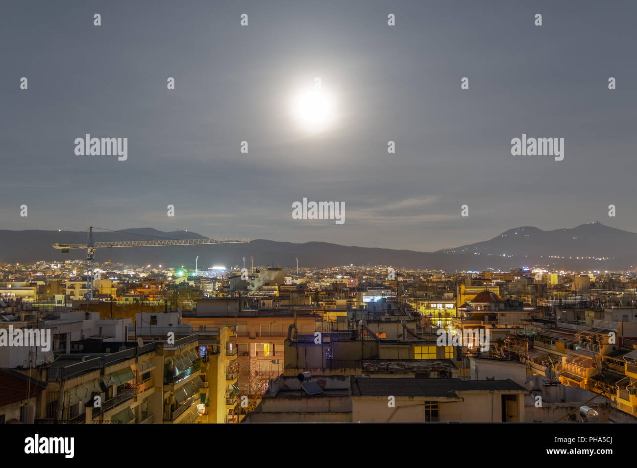 Thessaloniki super moon hi-res stock photography and images - Alamy